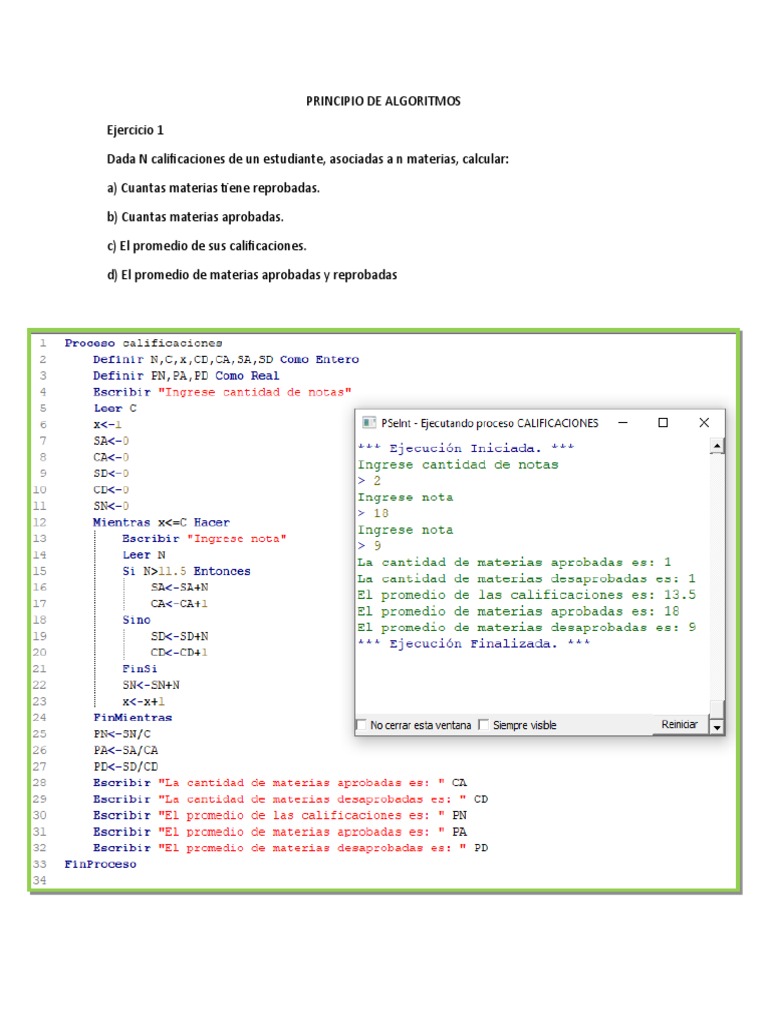 Tarea Algoritmos | PDF