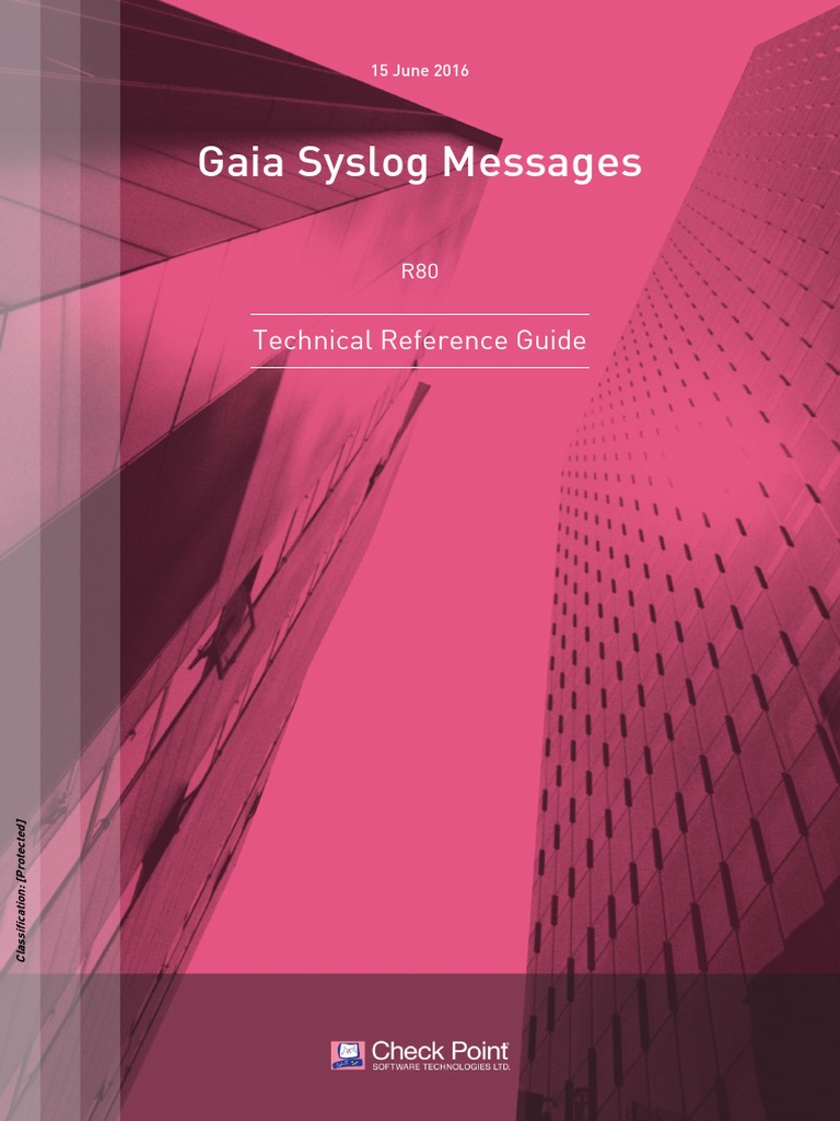 Gaia Syslog Messages: Technical Reference Guide | PDF | Login ...