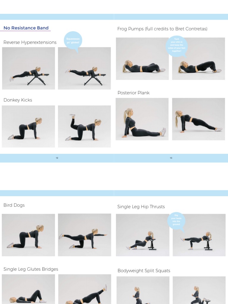 No Resistance Band: Frog Pumps (Full Credits To Bret Contretas) | PDF ...