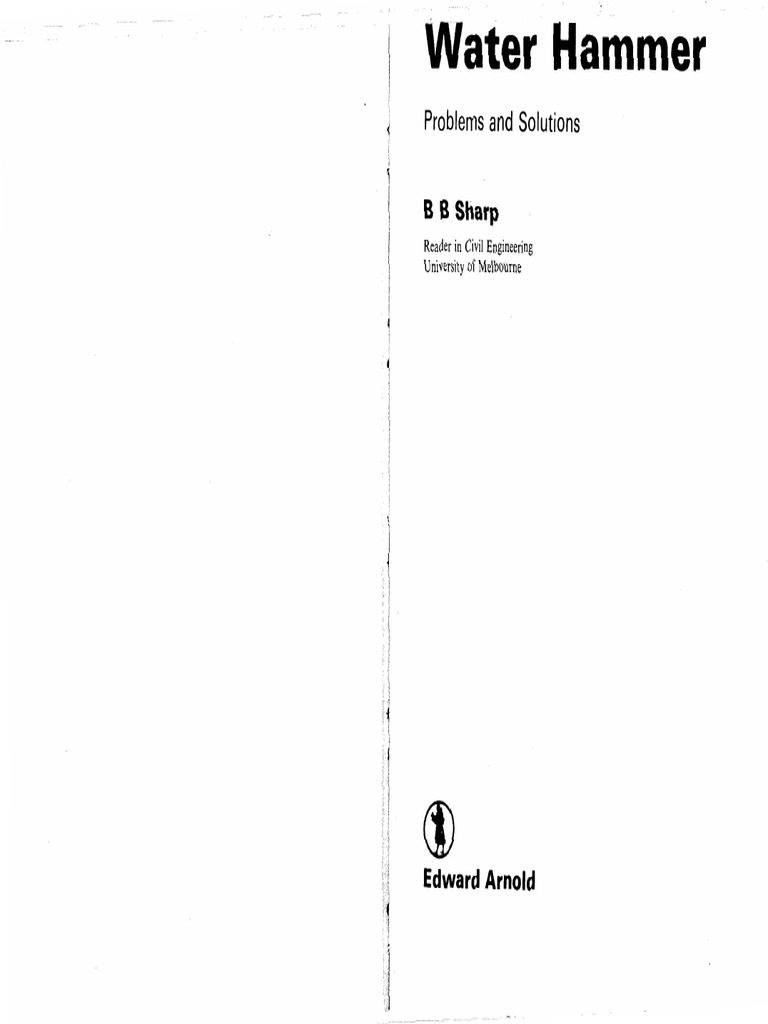 Sharp B.B. - Water Hammer - Problems and Solutions | PDF