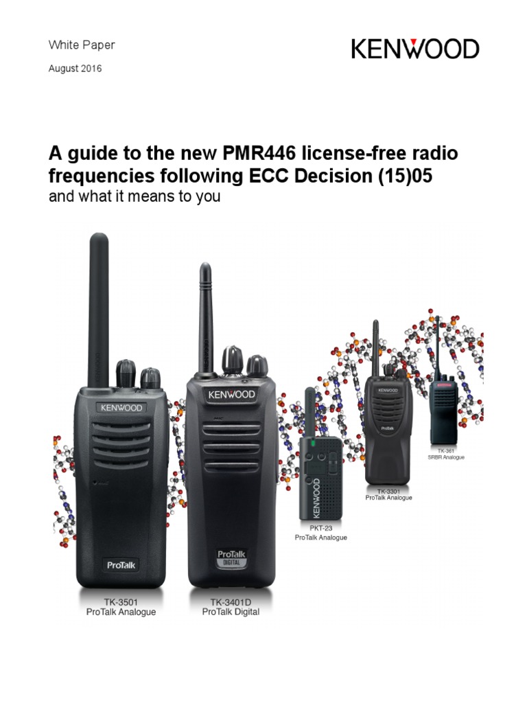 A Guide To The New PMR446 License-Free Radio Frequencies Following ECC ...