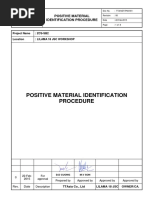 Positive Material Identification Procedure: Index | PDF | Calibration ...