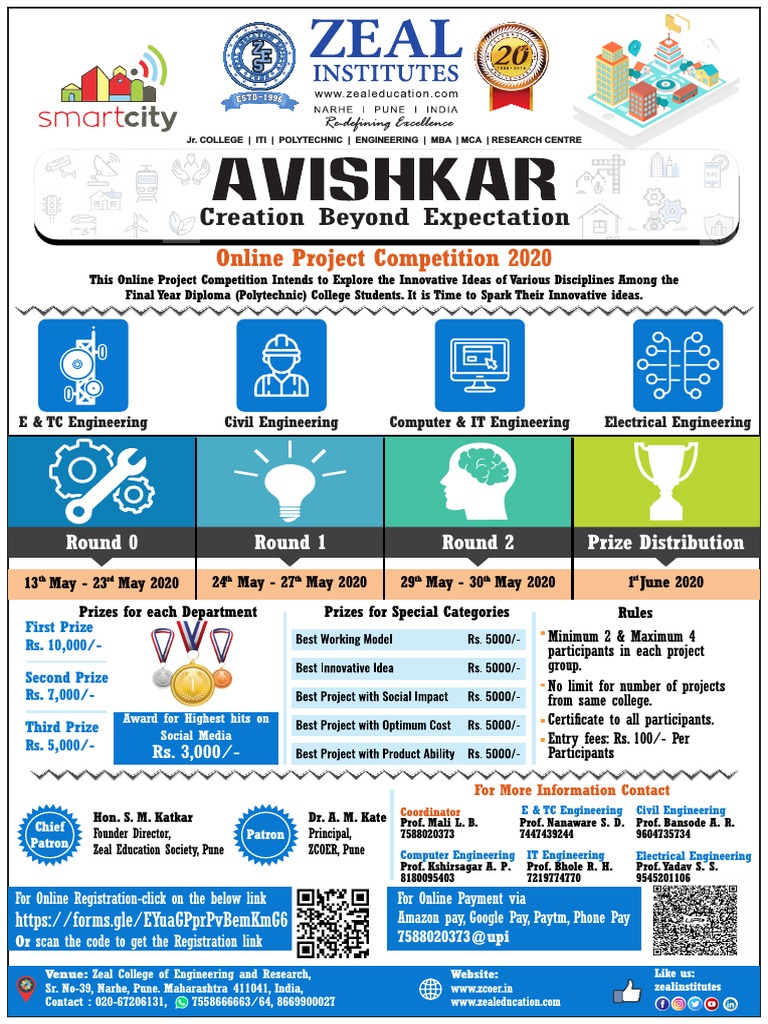 Avishkar Poster (Civil, Comp, IT, E&Tc & Elect) | PDF | Science | Engineering