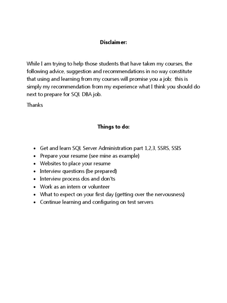 SQL Server Administration | PDF | Business