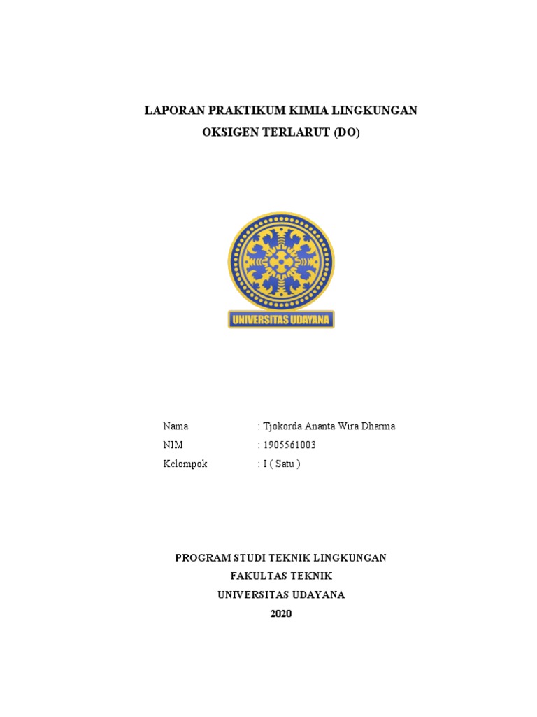 Laporan kimling-DO | PDF