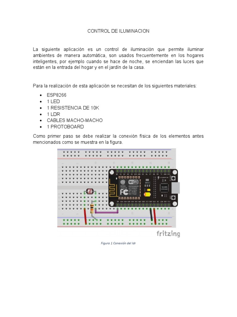 Control de Iluminacion | PDF | Aplicación movil | Internet de las Cosas