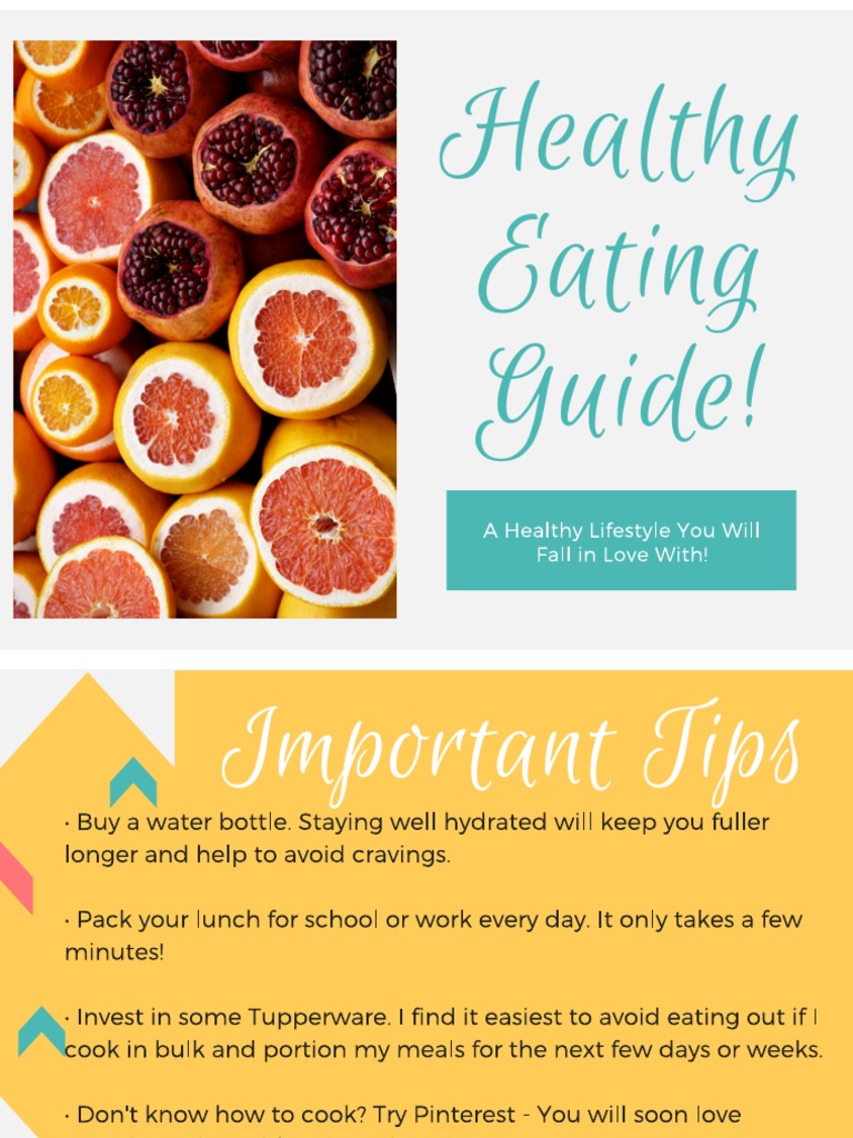 Healthy Eating Guide! | PDF | Cereals | Fruit