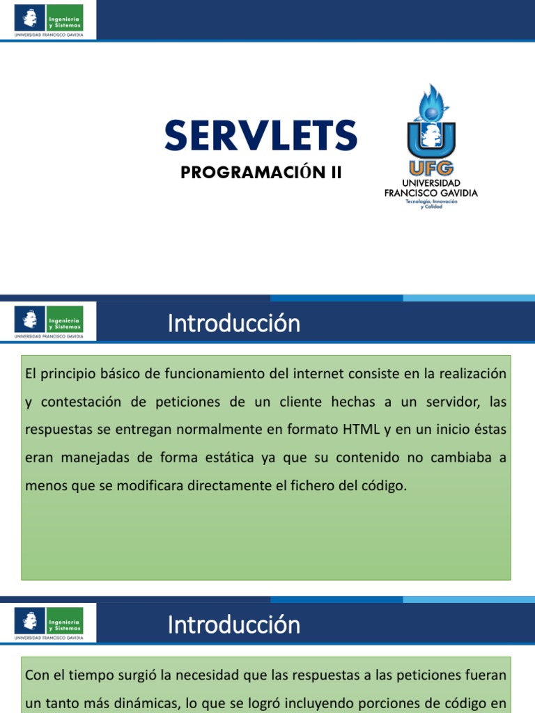 Clase 11. Servlets | PDF | Servlet Java | Servidor web