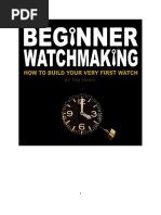 The Complete Watch Repair Course With Diagrams | PDF | Watch | Horology