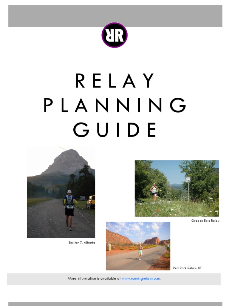 Relay Planning Guide | PDF | Running | Spreadsheet