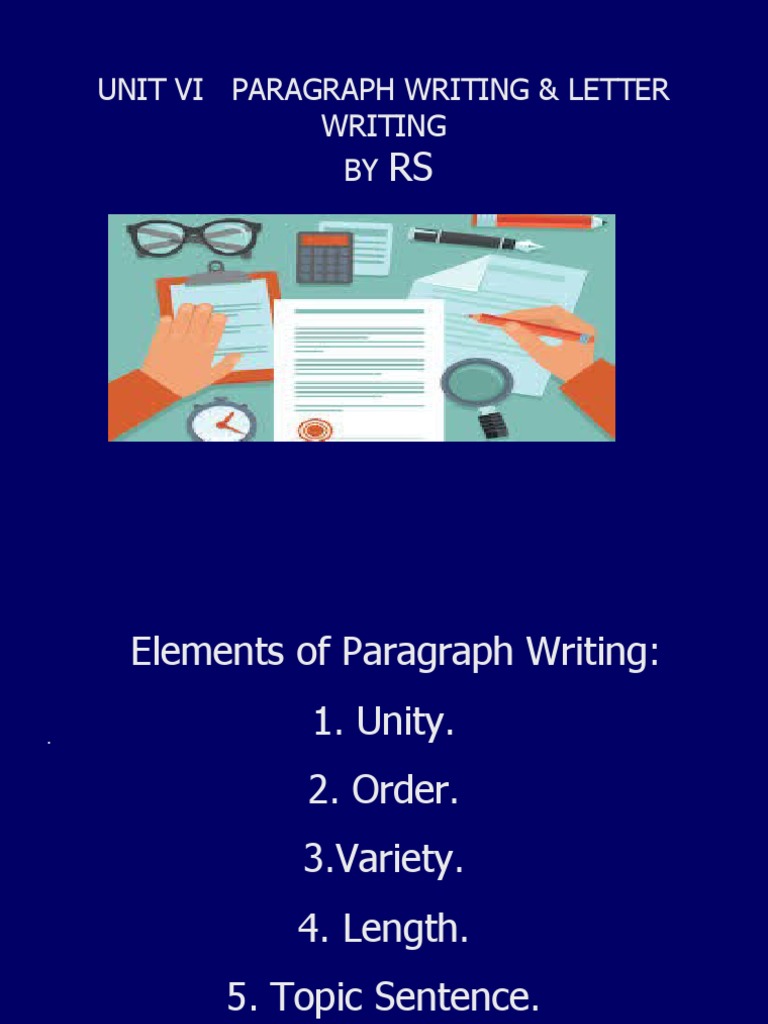 RS Unit VI Paragraph Writing Final | PDF | Career & Growth | Language ...