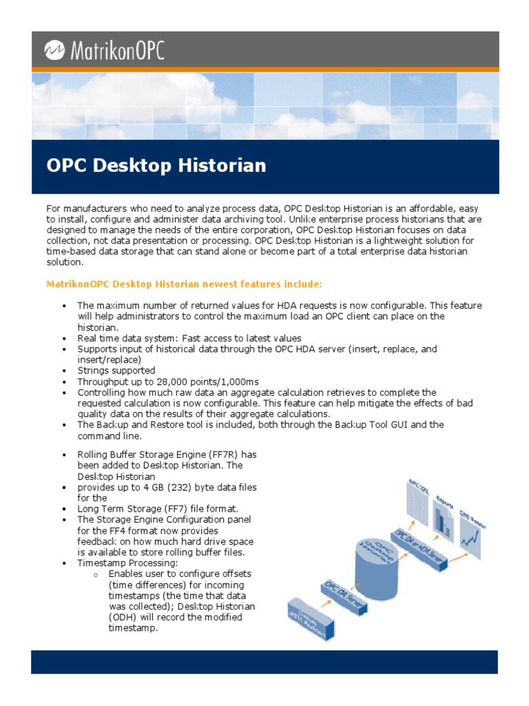 Matrikon OPCDesktop Historian | PDF | Backup | Computer File