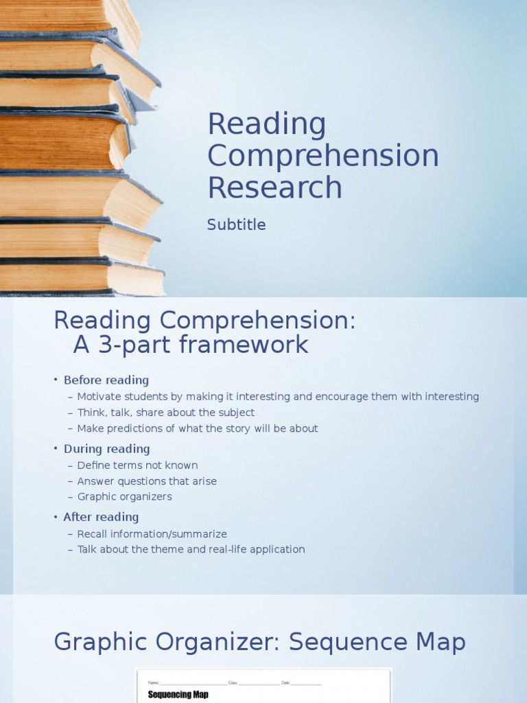 Reading Comprehension Research | PDF