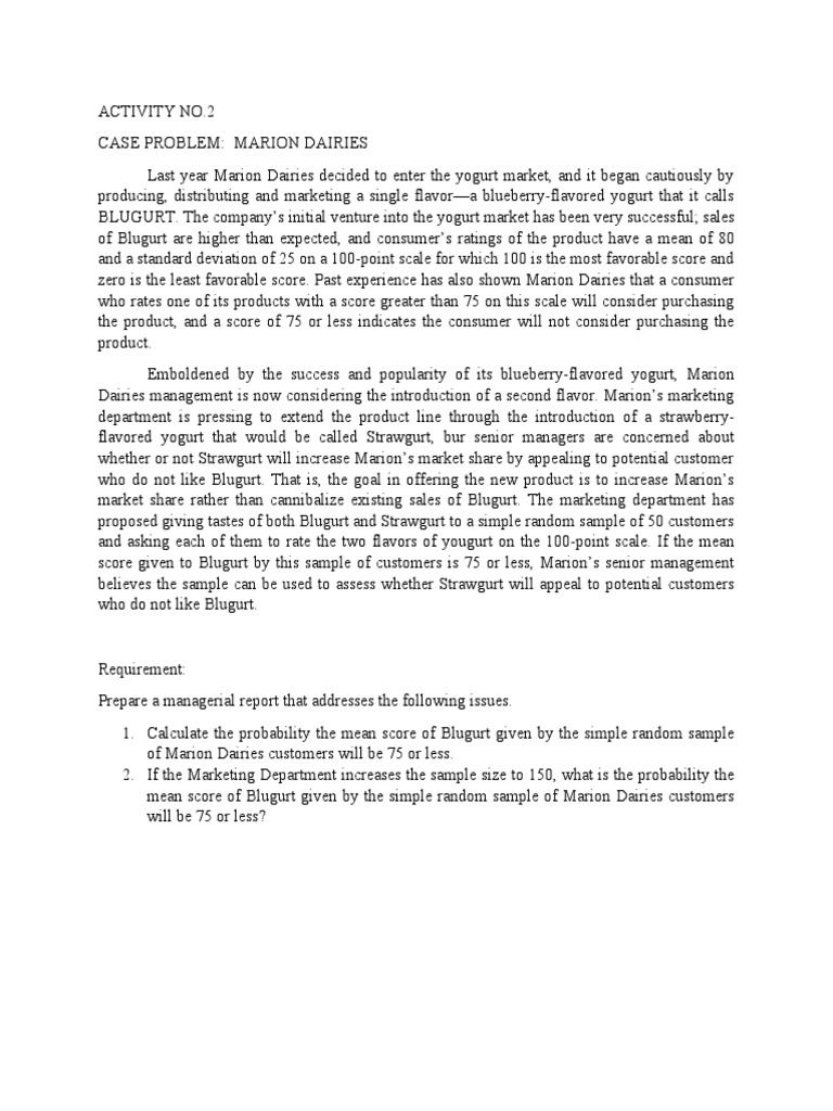 Business Statistics 2 | PDF