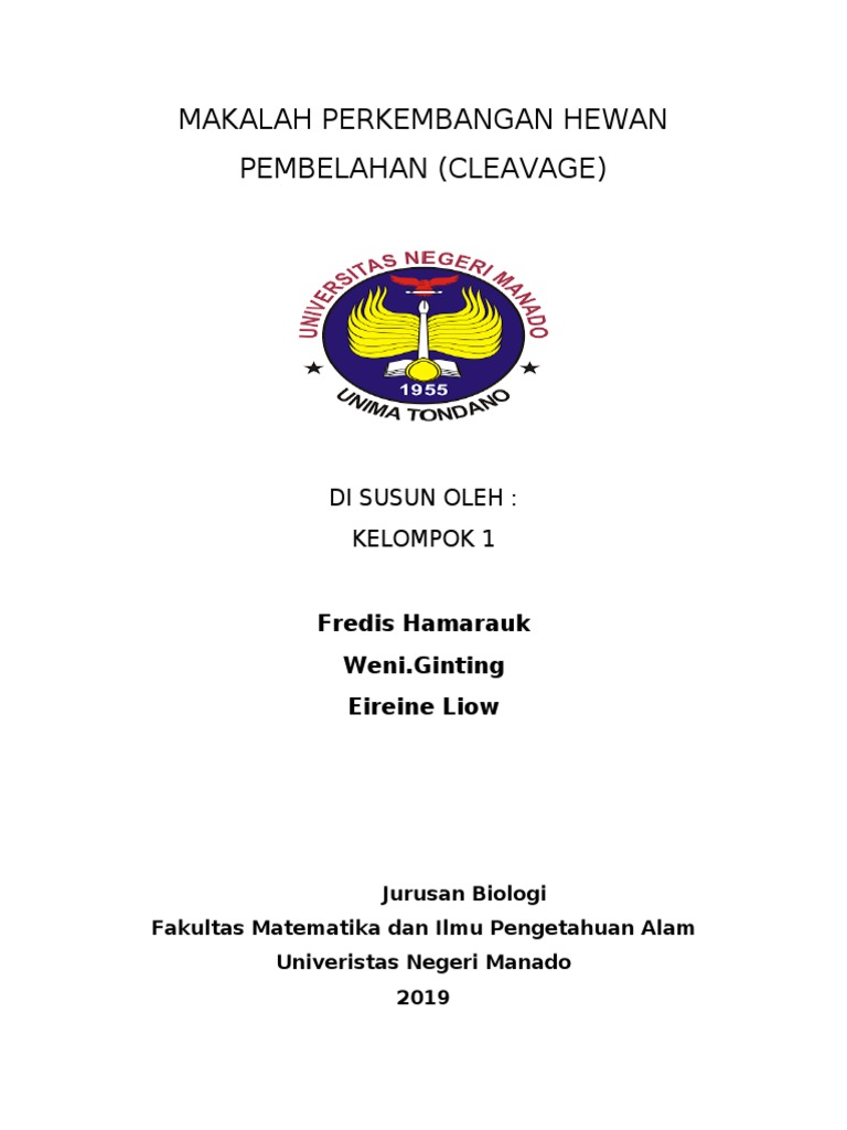 Cleavage: Proses Pembelahan Sel | PDF