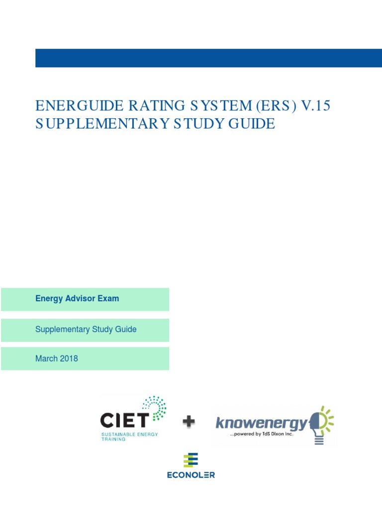 Energy Advisor Exam Study Guide V.15 | PDF | Heat Pump | Air Conditioning