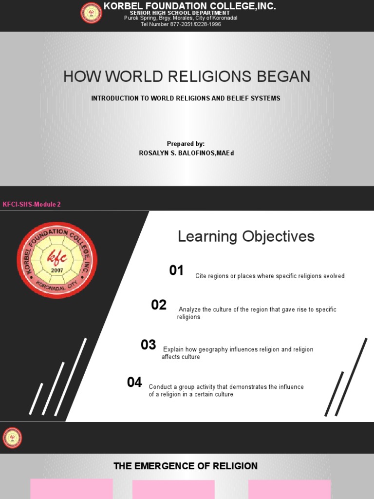 LESSON 2-How World Religion Began | PDF | Mesopotamia | Sumer
