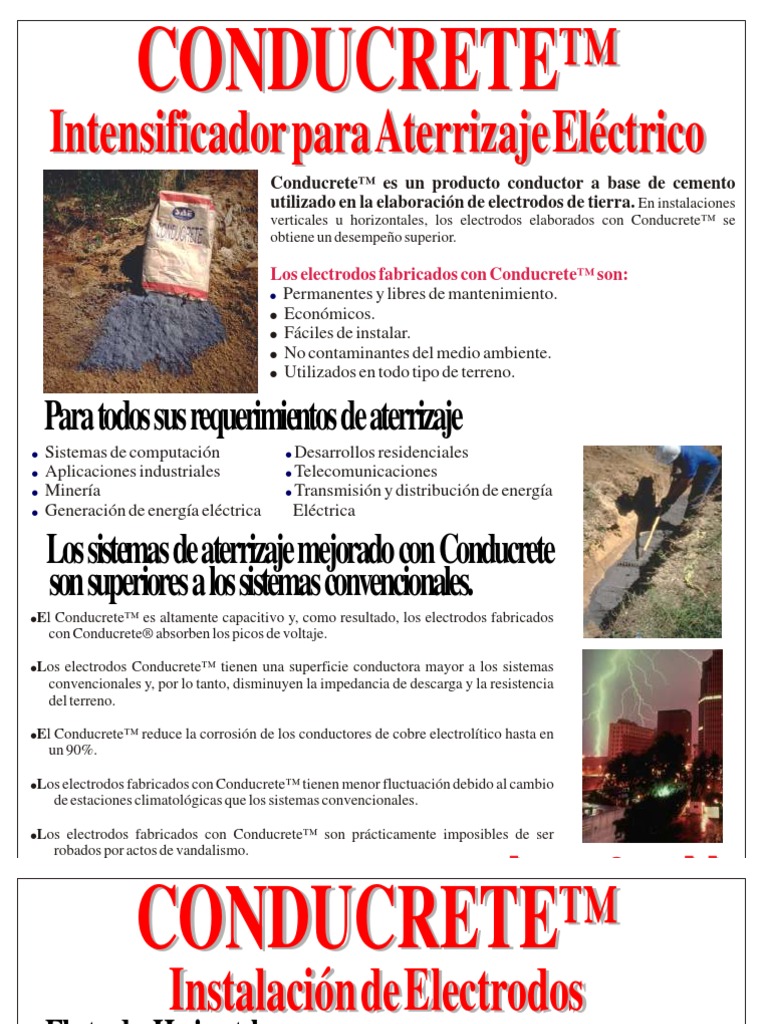Conducrete | PDF | Electrodo | Cobre