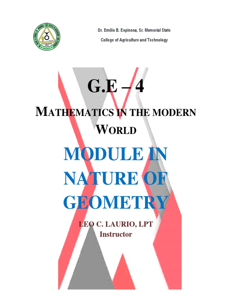 Ge 4 Module | PDF | Area | Volume