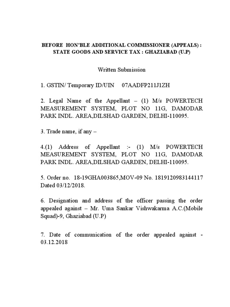GST APL-01 Powertech Measurment System | PDF | Government Finances ...