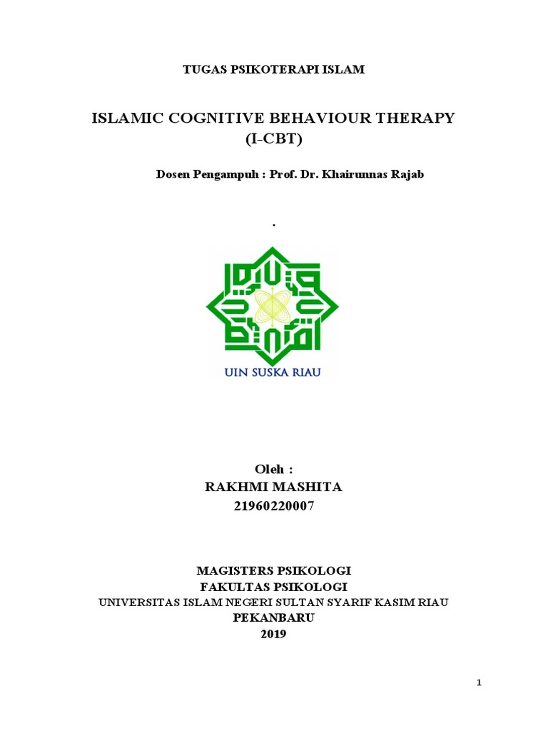 Cognitive Behaviour Therapy-Psikoterapi Islam | PDF