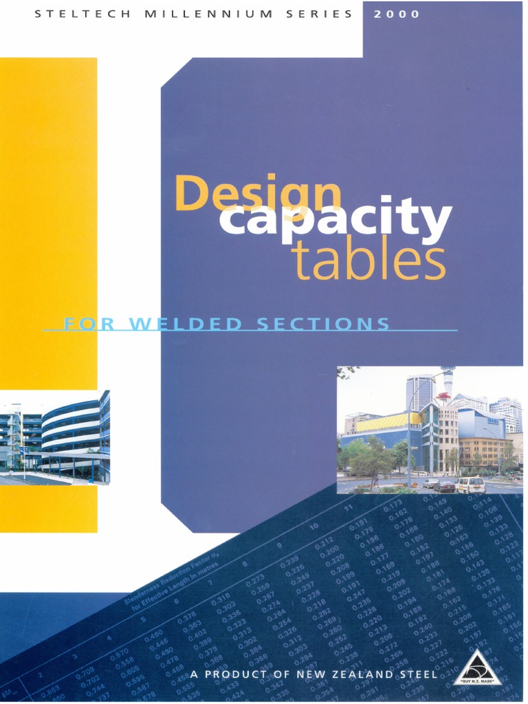 2000 Series Design Tables | PDF | Beam (Structure) | Welding