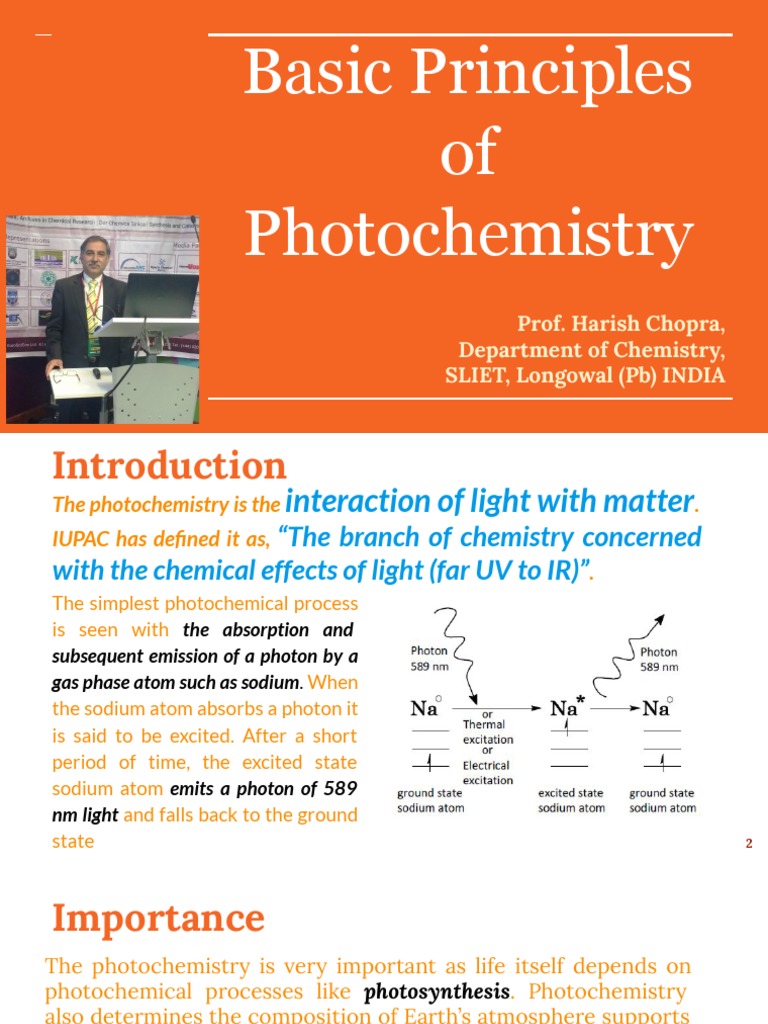 Basic Photochemistry | Download Free PDF | Photochemistry | Chemical ...