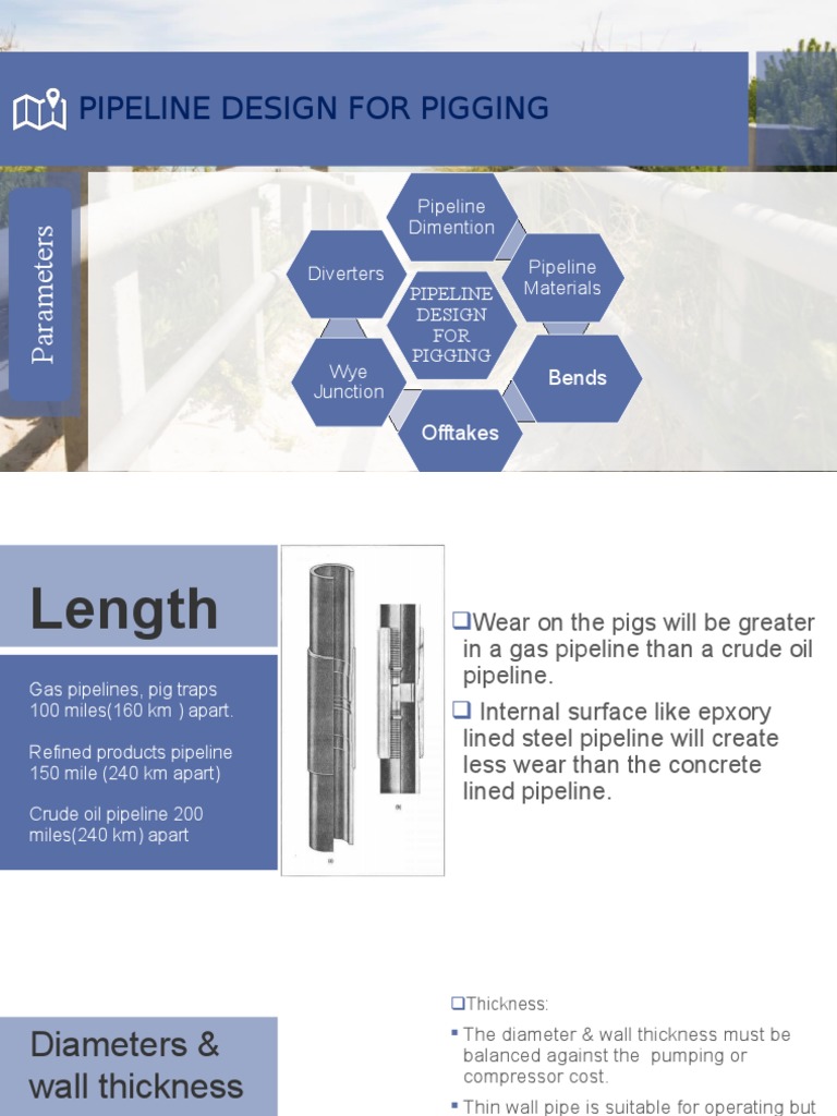 Pipeline Design For Pigging: Pipeline Dimention Pipeline Materials ...
