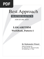 Logarithmic Problems for JEE Preparation | PDF | Logarithm | Numbers
