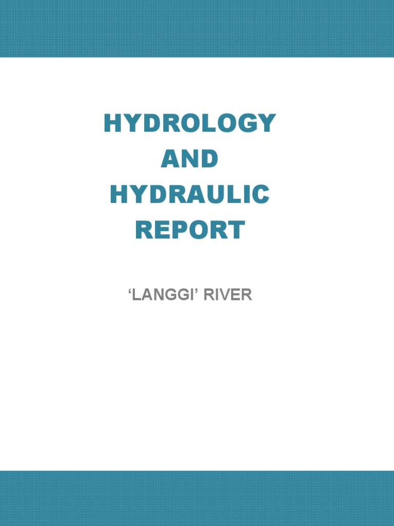Hydro - Langgi | PDF | Drainage Basin | Flood