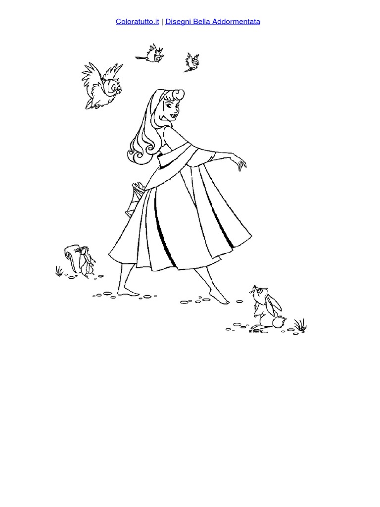 Coloratutto - It Disegni Bella Addormentata | PDF