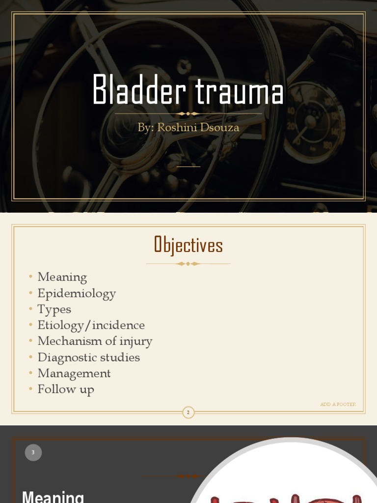 Bladder Trauma | PDF | Peritoneum | Urinary Bladder