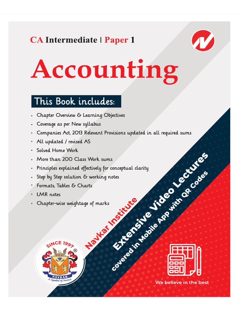 CA Intermediate Paper-1 | PDF | Historical Cost | Inventory