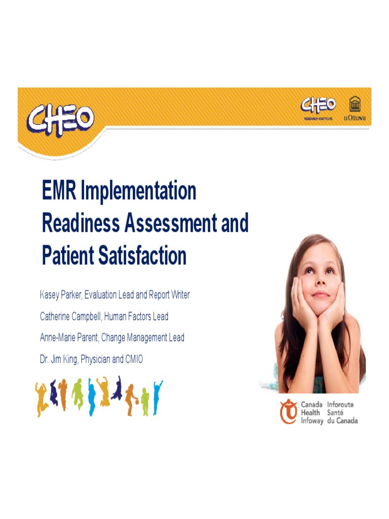 EMR Implementation Readiness Assessment and Patient Satisfaction | PDF ...