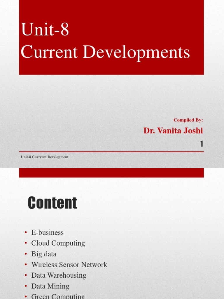 ISM Unit-8 | PDF | Cloud Computing | Software As A Service