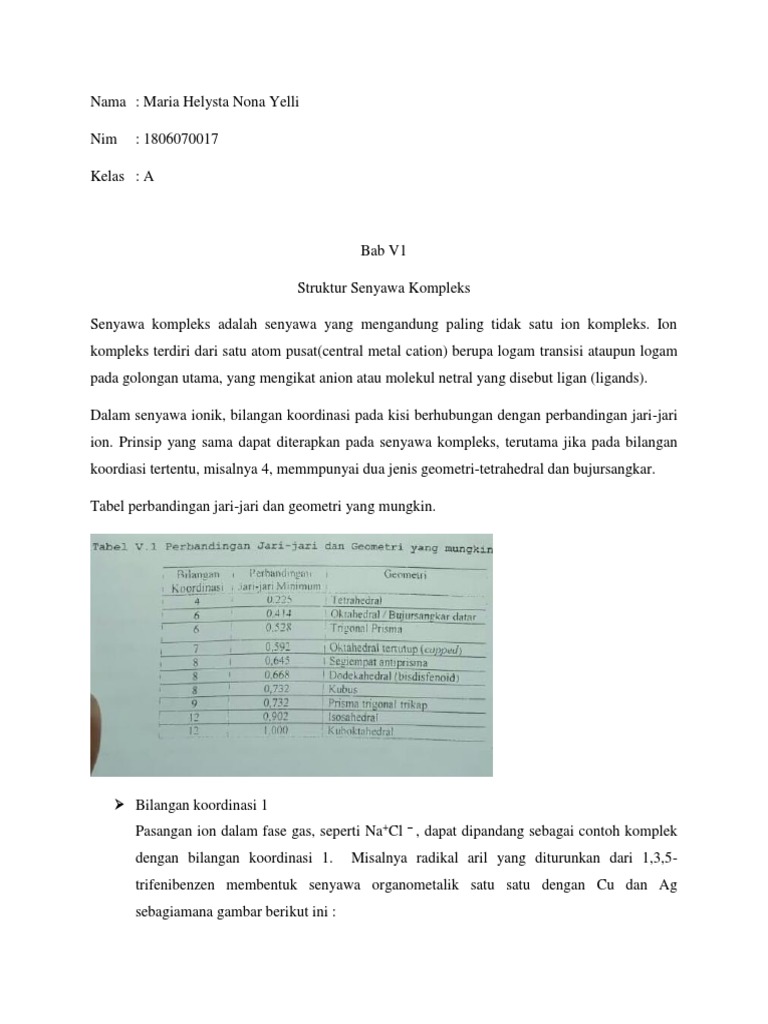 Kimia Koordinasi | PDF | Metode & Bahan Ajar | Teknologi & Rekayasa