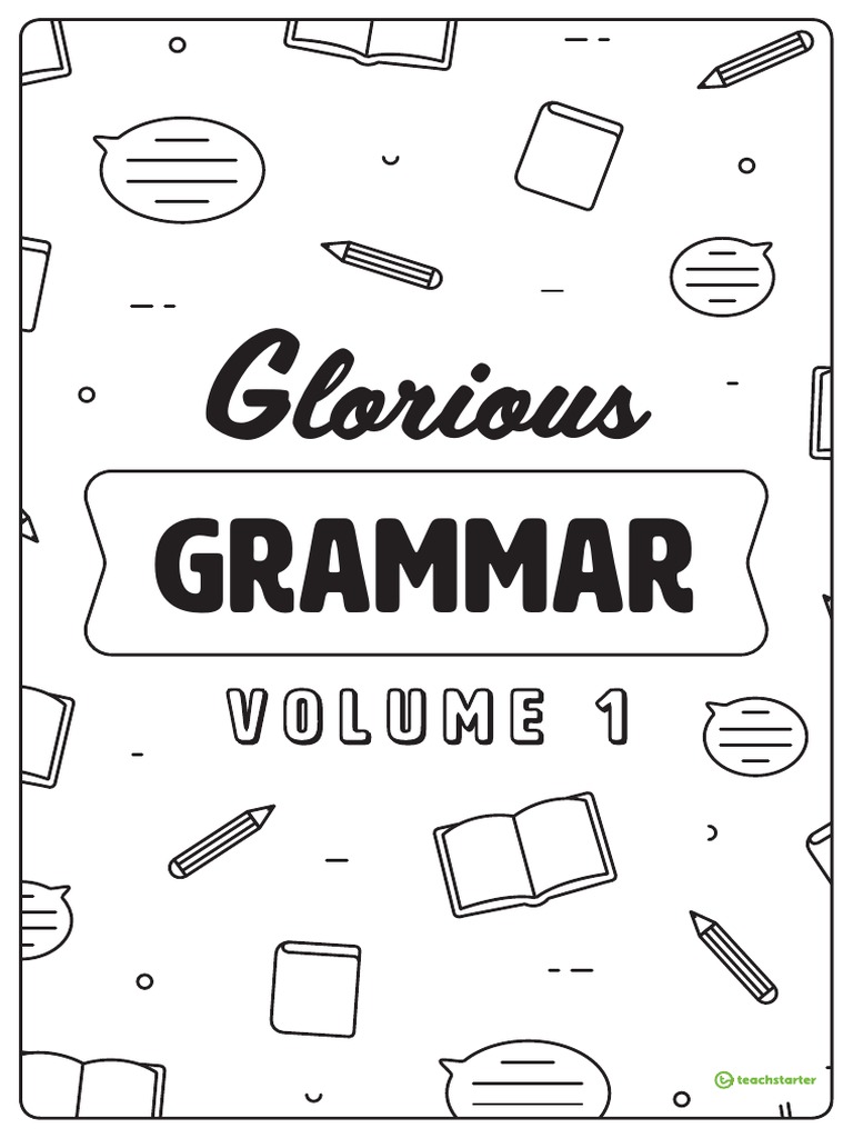 Glorious Grammar Volume 1 Worksheet Book Workbook PDF - 3008942 PDF ...