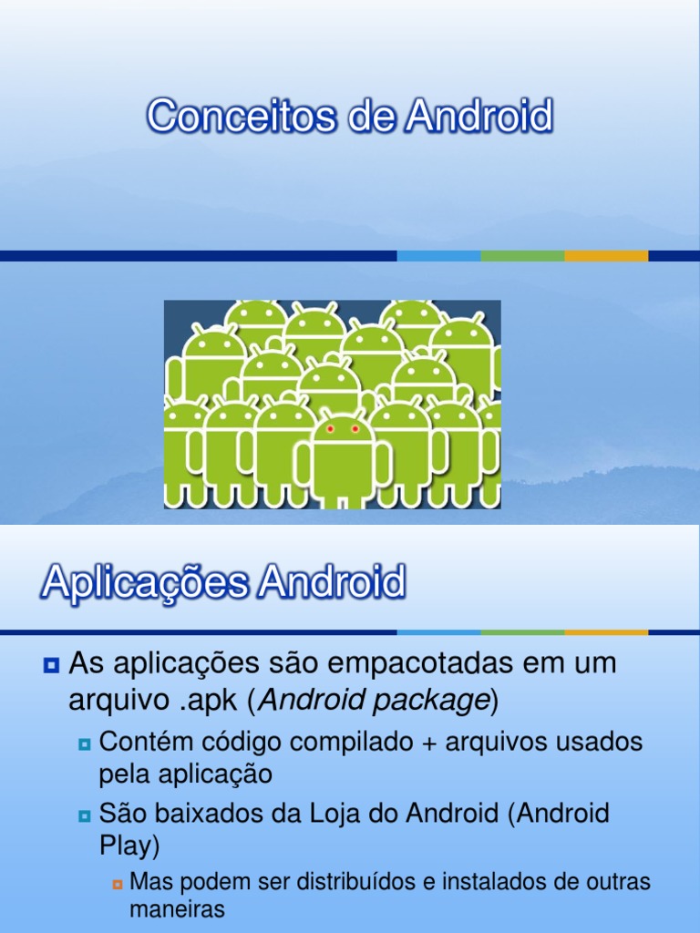 Definição e Componentes do Android | PDF | Android (sistema operacional ...