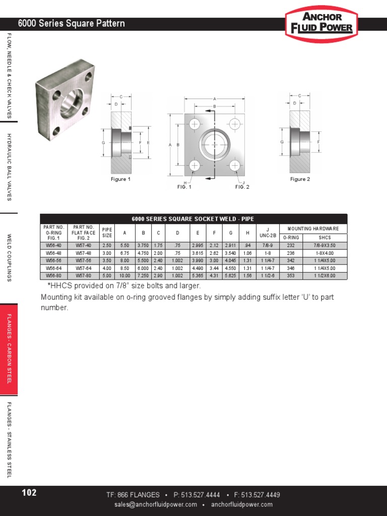 Series Flat Socket Weld Bolt Flanges | PDF | Pipe (Fluid Conveyance ...