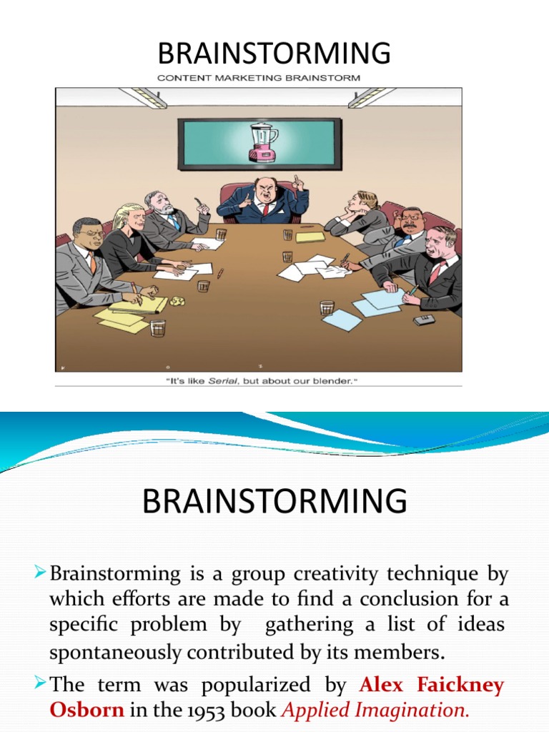 BRAINSTORMING | PDF | Brainstorming | Psychological Concepts