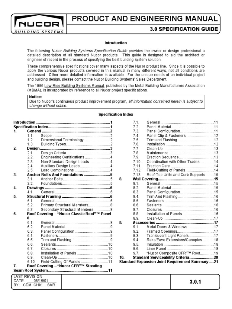 Nucor 7 Adobe | PDF | Specification (Technical Standard) | Structural Steel