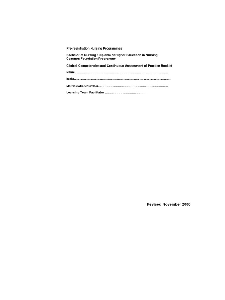 CFP Cap | PDF | Nursing | Mentorship