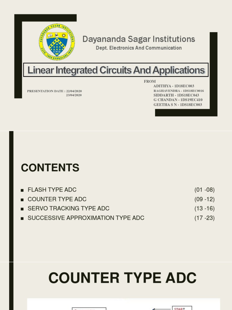 ON ADC's | PDF | Analog To Digital Converter | Telecommunications ...