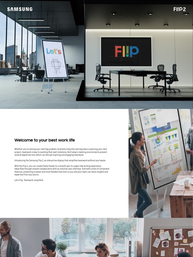 Samsung Flip 2 Brochure en | PDF | Samsung Electronics | Hdmi