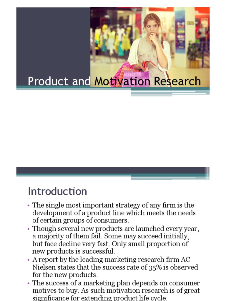 Product Development and Motivation Insights | PDF | Marketing Research ...