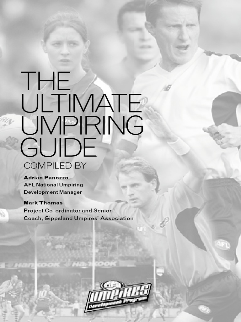 Australian Footy Rules Book | PDF | Australian Rules Football | Referee