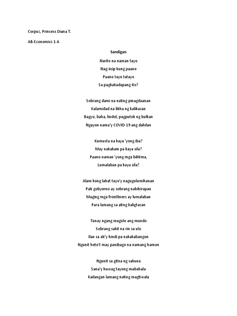 Tula Tungkol Sa covid-WPS Office | PDF