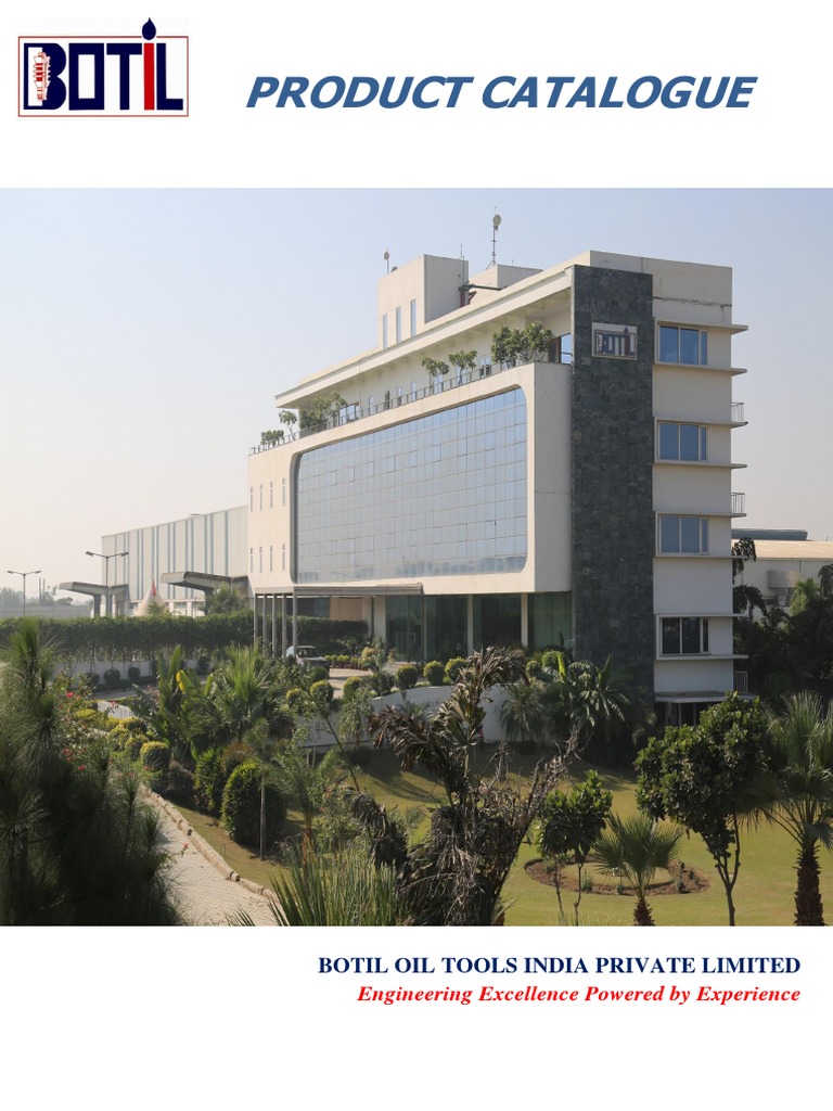 BOTIL Product Catalogue | PDF | Casing (Borehole) | Valve