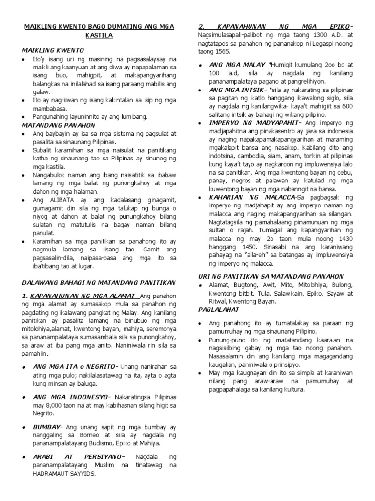 MK Matandang Panahon Mendizabal | PDF