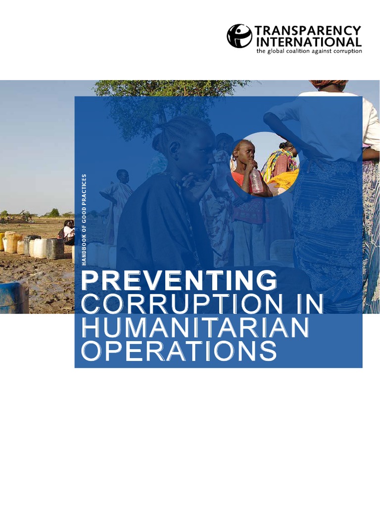 Preventing Corruption Humanitarian Operations Handbook | PDF ...